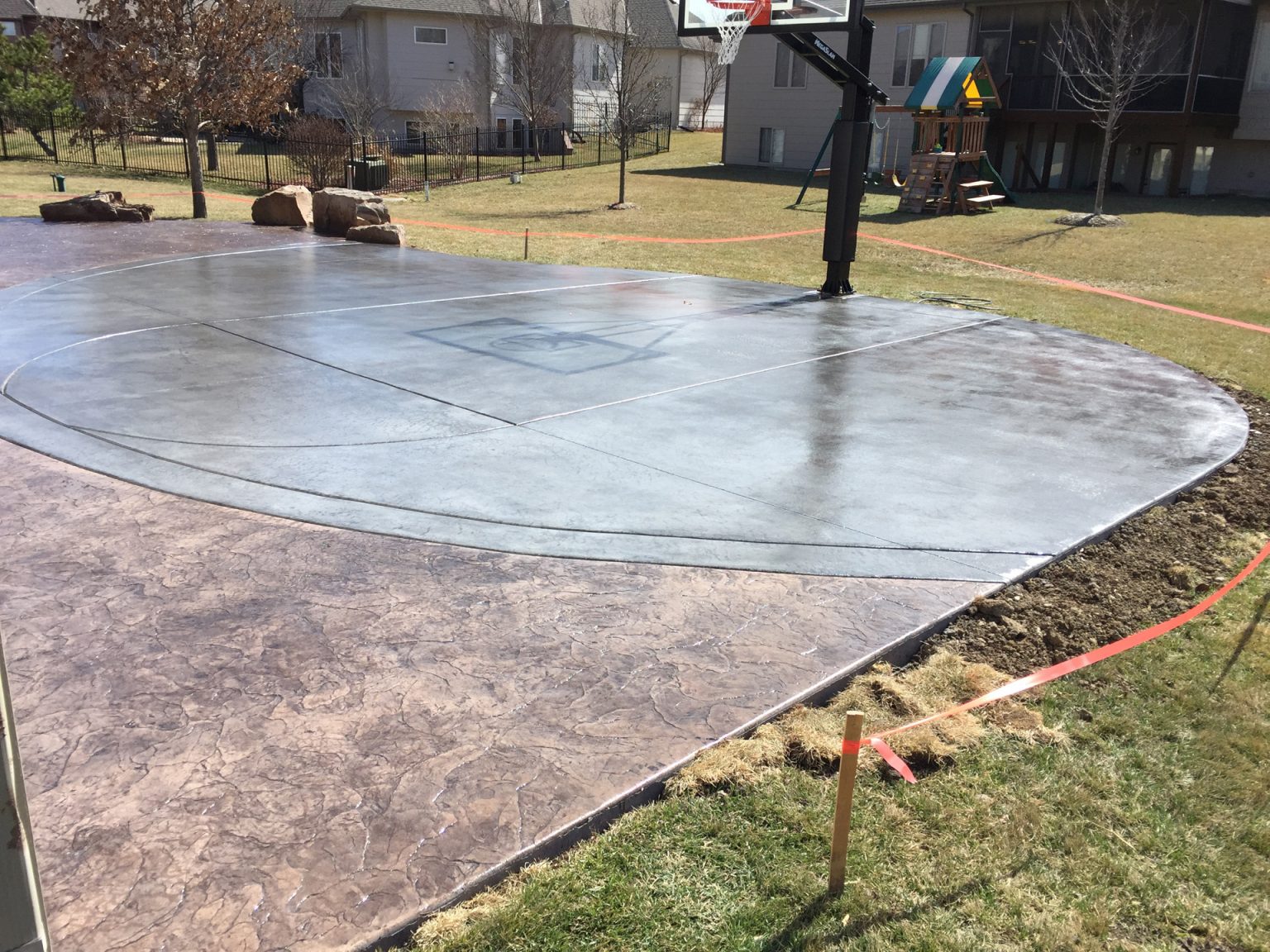 Concrete Basketball Courts | Wichita Concrete Services | Concrete Courts